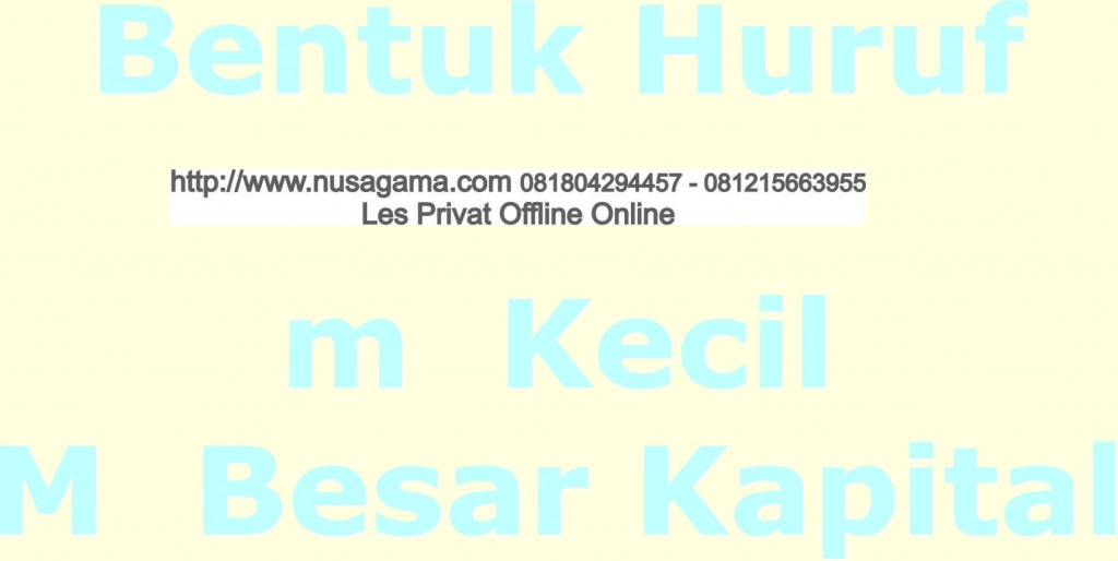 Cara Menulis Huruf M Kecil M Kapital Untuk Tentor Les Privat Anak PAUD TK